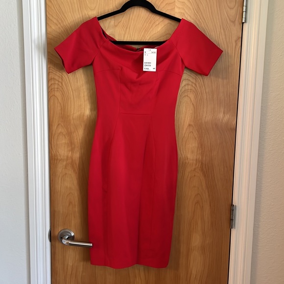 H&M | Dresses | Nwt Hm Red Dress Size 2 | Poshmark